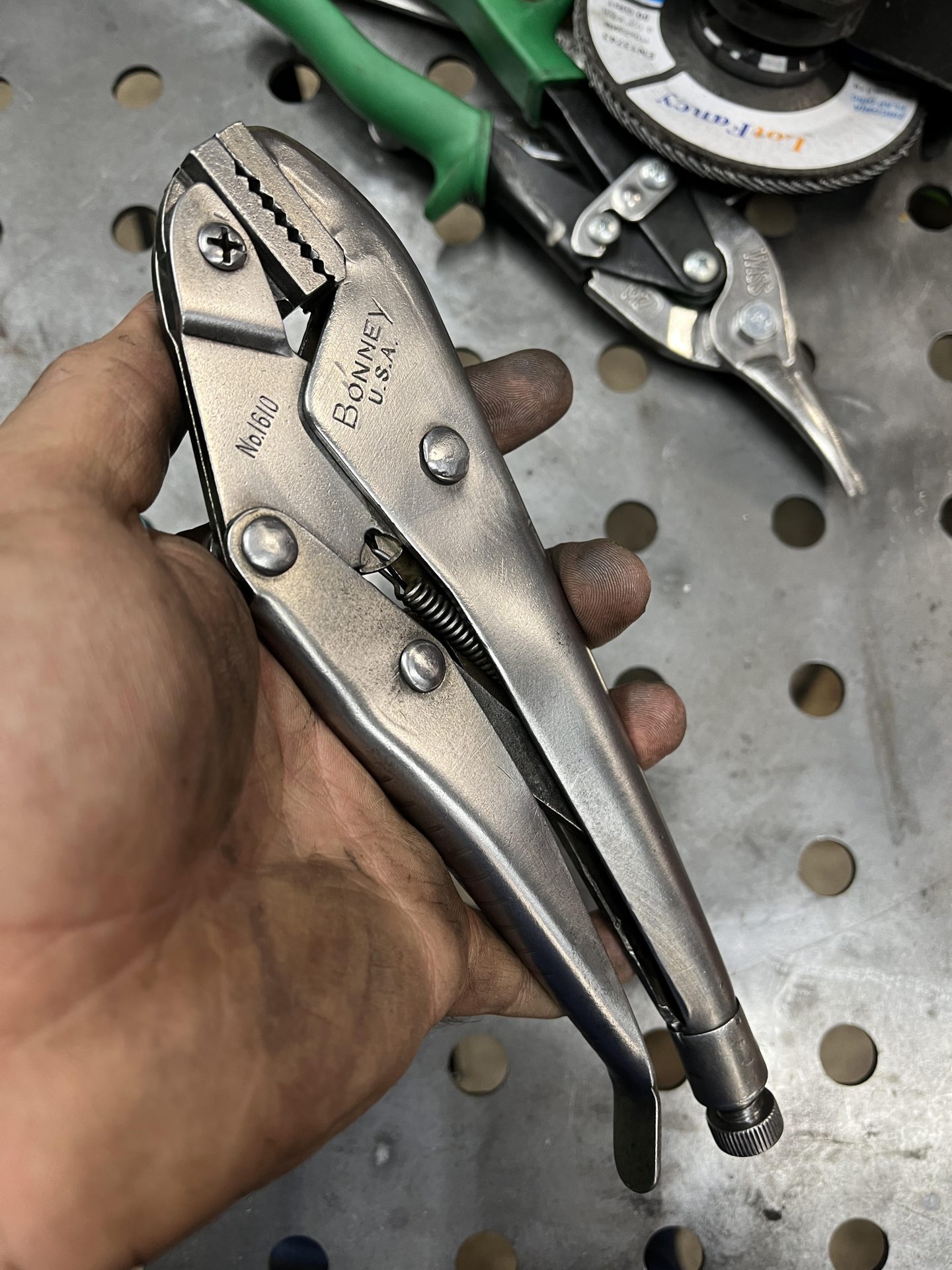 Bonney 1610 Locking Pliers - Garage Hobbyist