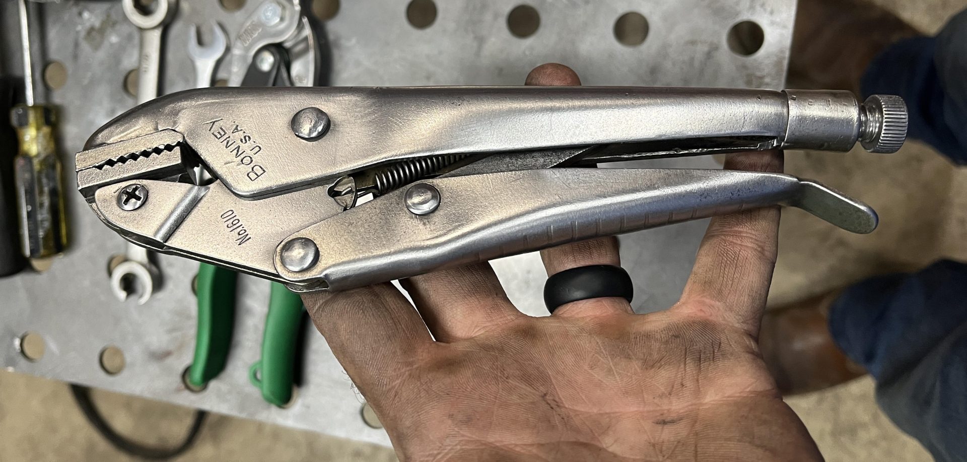 Bonney 1610 Locking Pliers - Garage Hobbyist